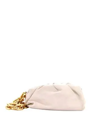 Bottega Veneta Bottega Veneta The Chain Pouch Leather Shoulder Bag Neutrals