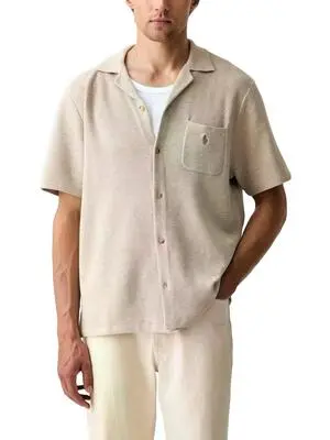 Polo Ralph Lauren Pony Motif Camp-collar Shirt - Neutrals