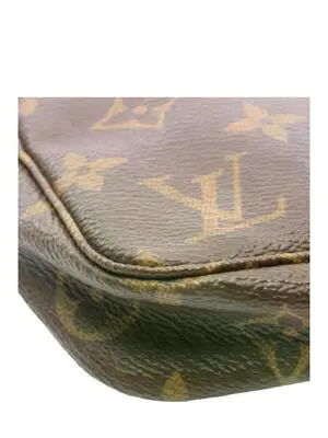 LOUIS VUITTON Pochette Accessories Monogram Tote Bag - Brown