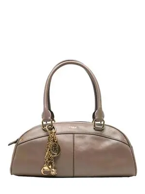 CHLOÉ Chloé Leather Bowling Tote Bag
