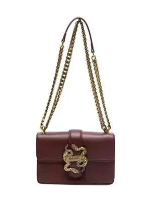 JUST CAVALLI Just Cavalli Snake Plaque Chain-Strap Shoulder Bag