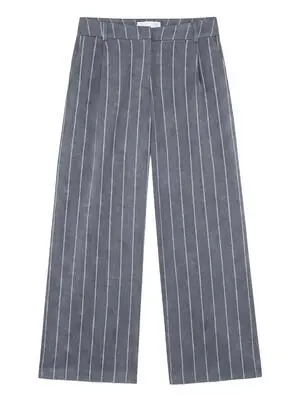 RITA ROW Rita Row Muga Pinstriped Wide Leg Tailored Pants