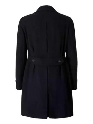 Tagliatore Tagliatore Double-Breasted Lapel Collar Coat Blue