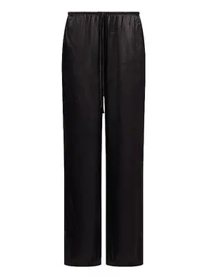Rails Virgo Straight-leg Satin Trousers - Black