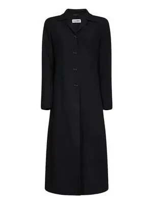 JIL SANDER Jil Sander Single-Breasted Lapel-Collar Coat