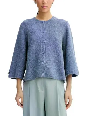 Munthe Nabilla Button-up Cardigan - Blue