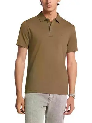 MICHAEL KORS Embroidered Logo Cotton Polo Shirt