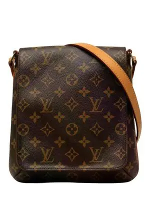 LOUIS VUITTON Monogram Musette Salsa Pm Crossbody Bag - Brown