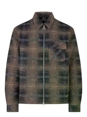 BARBOUR INTERNATIONAL Oswald Checked Fleece Overshirt