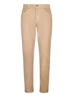 DONDUP Corduroy Effect Five-pocket Trousers - Neutrals