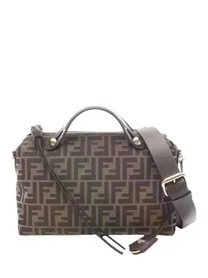 Fendi Zuca Canvas Satchel - Brown