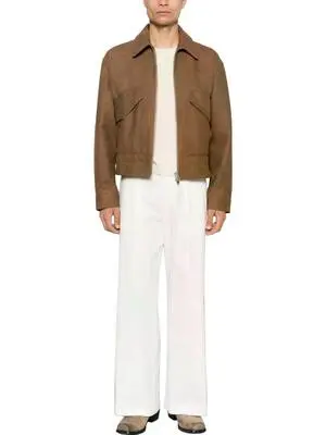 SECOND / LAYER Revival Flight Leather Jacket - Brown