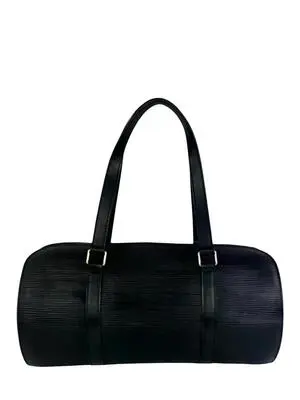 LOUIS VUITTON Epi Soufflot Handbag - Black
