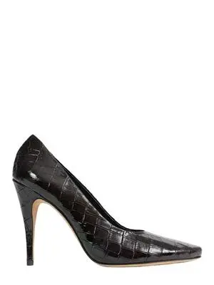 JUDE Jude Jerry Crocodile-Embossed Leather Pumps