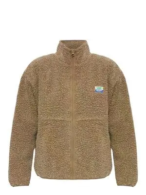 American Vintage Fleece Zip-up Jacket - Brown