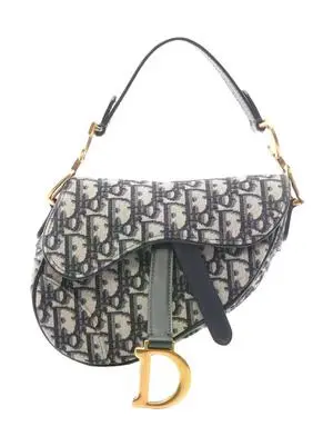 Dior Mini Saddle Bag Satchel - Blue