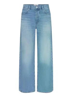 FRAME FRAME Pixie Loose Faded Wide-Leg Jeans