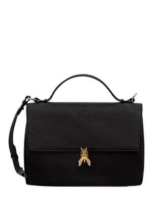 Patrizia Pepe Fly Plaque Shoulder Bag - Black
