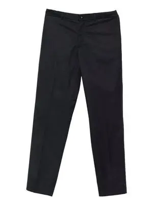 Moncler Logo Patch Straight-leg Trousers - Blue