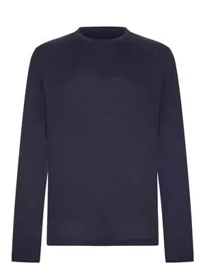 Herno Long-sleeve Wool T-shirt - Blue