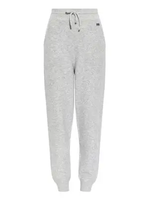 Victoria Beckham Knitted Track Pants - Grey
