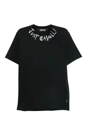 Just Cavalli Logo-print T-shirt - Black