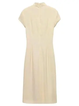 Shanghai Tang Chiffon Sequin-embellished Midi Dress - Neutrals