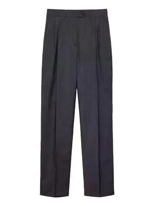 Prada Light Mohair Pleated Trousers - Grey