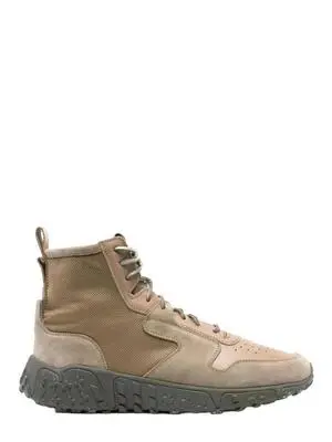 BUTTERO® Panelled Ankle Boots - Brown