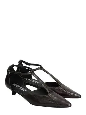 BIBI LOU Canna T-bar Pumps - Brown
