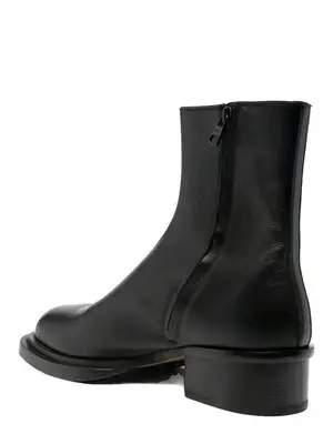 Alexander McQueen Cuban Ankle Boots - Black