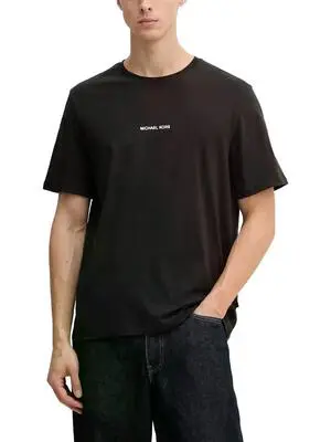 Michael Kors Graphic Logo Cotton T-shirt - Black