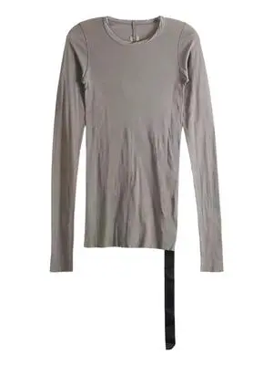 Rick Owens Raw-cut Long-sleeve T-shirt - Grey