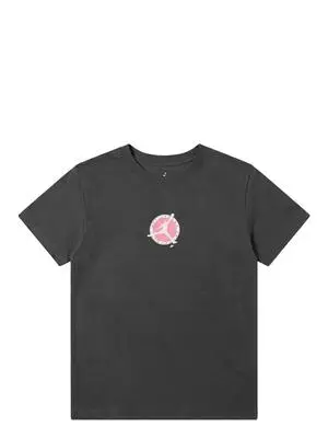 JORDAN Brooklyn Flight Club Logo Detail T-shirt - Grey