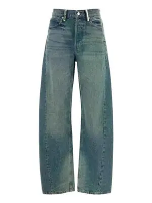 Alexander Wang Crystal-embellished Jeans - Blue