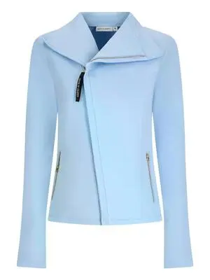 HOUSE OF GRAVITY Asymmetrical Zip Jacket - Blue