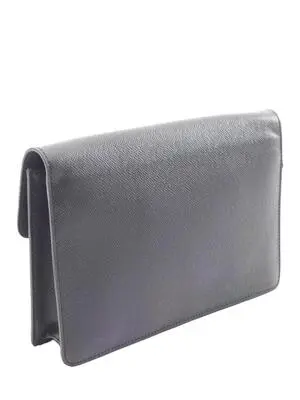LOUIS VUITTON Taiga Selenga Clutch Bag - Black