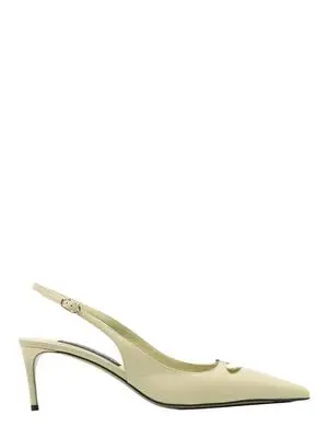 Dolce & Gabbana Lollo Slingback Pumps - Neutrals