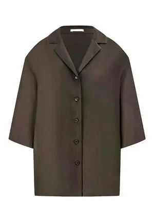 12 STOREEZ Kasumi Shirt - Brown