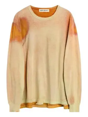 Our Legacy Cruise Sprouting Ocean Long-sleeve T-shirt - Neutrals