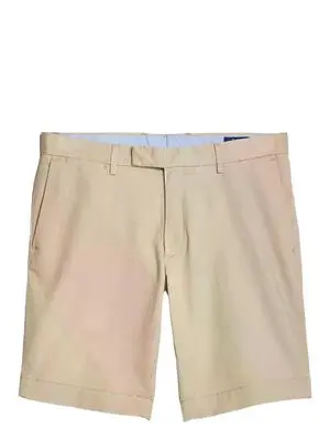 Polo Ralph Lauren Polo Ralph Lauren Belt-Loop Cotton Shorts Neutrals