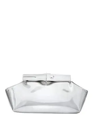 Longchamp Le Roseau S Pouch - Silver
