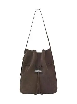 Longchamp Le Roseau M Shoulder Bag - Brown