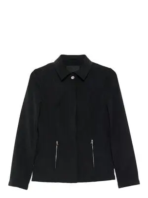 Prada 2000s Exposed Seam Zip-pocket Jacket - Black