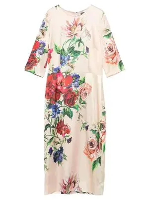DOLCE & GABBANA Dolce & Gabbana Floral Print Maxi Dress