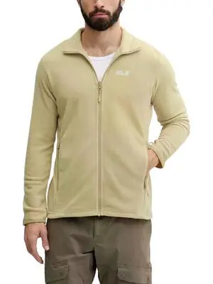 JACK WOLFSKIN Fleece Zip-up Sweatshirt - Neutrals
