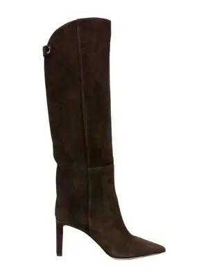 JIMMY CHOO Alizze Suede Knee-high Boots - Brown