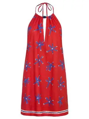 STAUD STAUD Dani Halterneck Mini Dress