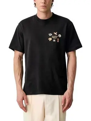 Barbour Pin Badge Graphic-print T-shirt - Black