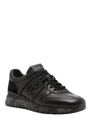 Premiata Lander Leather Sneakers - Black